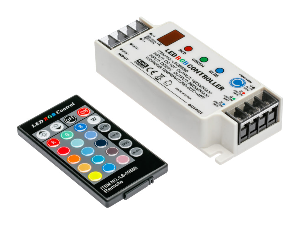 RGB LED kontroller puldiga 12-24V DC, IP20 | Pikkel Trading OÜ